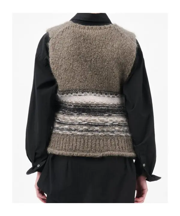 Our Legacy Sleeveless Striped Knit Vest