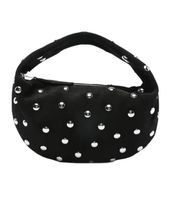 Khaite Olivia Hobo Medium Tote Bag - Black