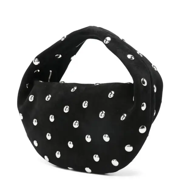 Khaite Olivia Hobo Medium Tote Bag - Black