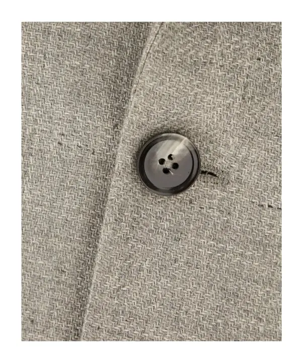 Zegna Single-breasted Blazer - Grey