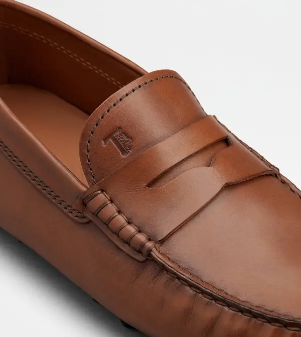 TOD'S Gommino Bubble Loafers - Brown
