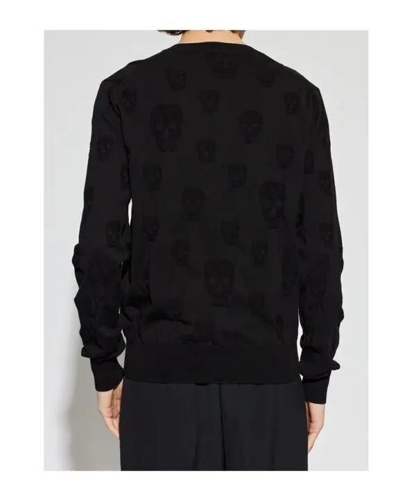 Alexander McQueen Skull Motif Crewneck Jumper