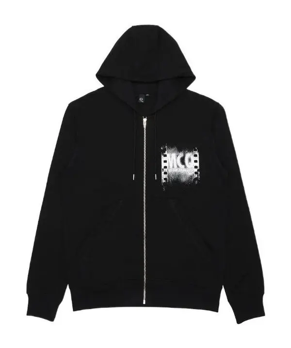 Alexander McQueen Logo Zip-up Hooded Jacket - No