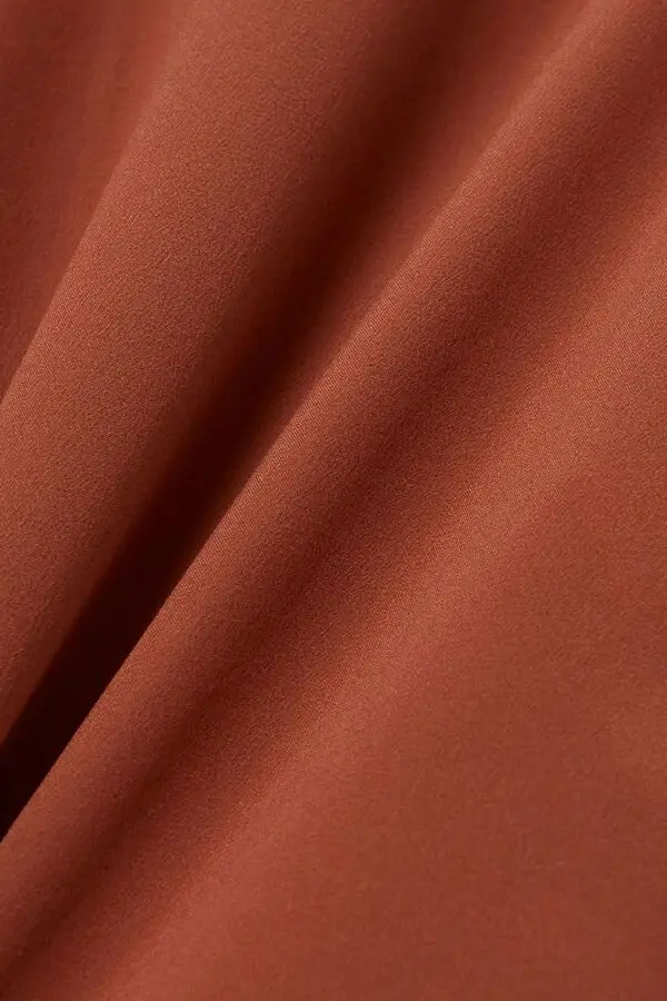 Brunello Cucinelli Long-sleeve Silk Blouse