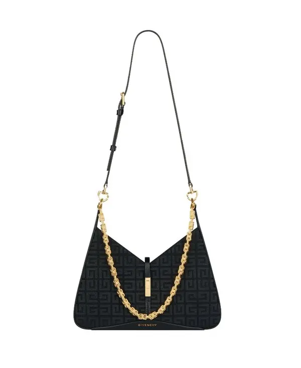 Givenchy Logo Embroidered Cut Out Small Shoulder Bag