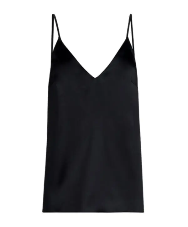 Brunello Cucinelli V-neck Sleeveless Top - Black