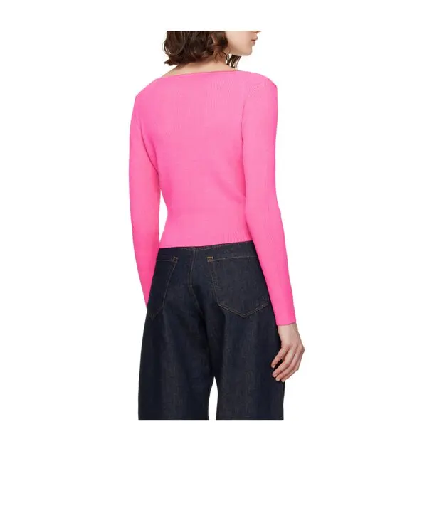 Versace Safety Pin Fastened Cardigan