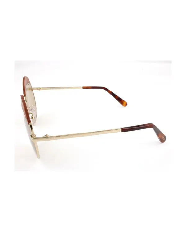 Loewe Round Frame Logo Sunglasses