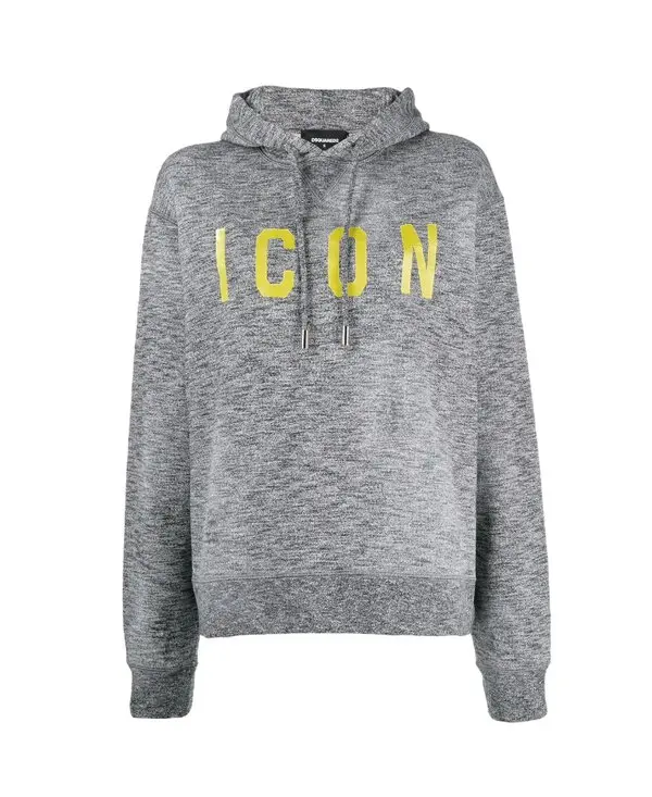 Dsquared2 Icon Hooded Sweater - Gray