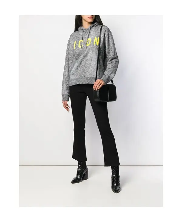 Dsquared2 Icon Hooded Sweater - Gray