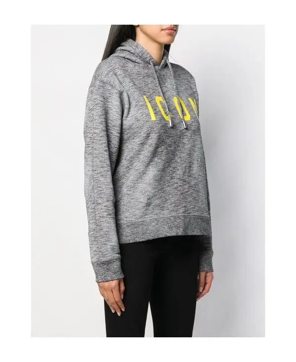 Dsquared2 Icon Hooded Sweater - Gray