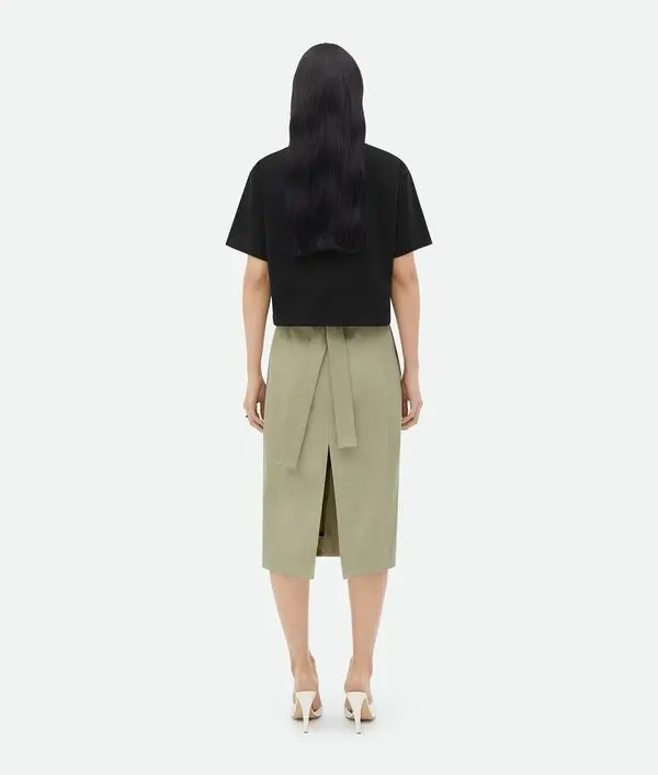 Bottega Veneta Heavy Knit Cropped T-shirt