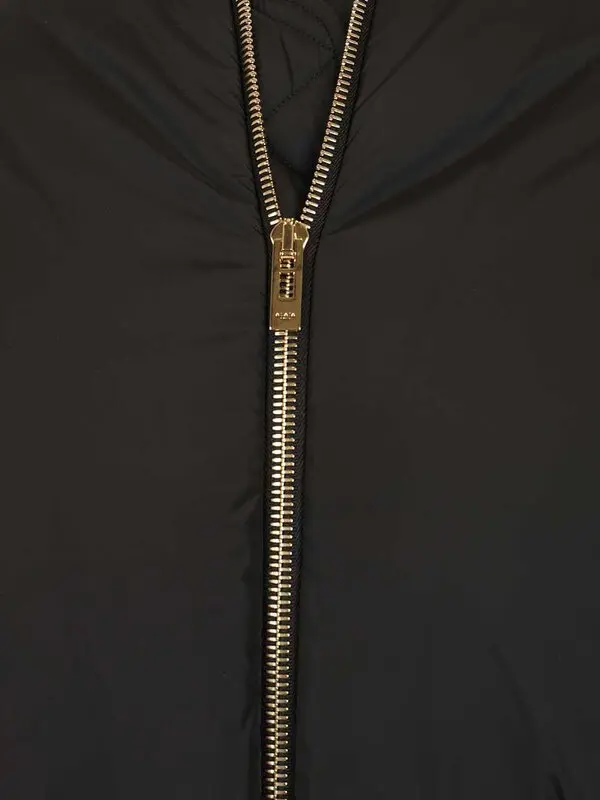 Alaïa Pleated Bomber Jacket - Black
