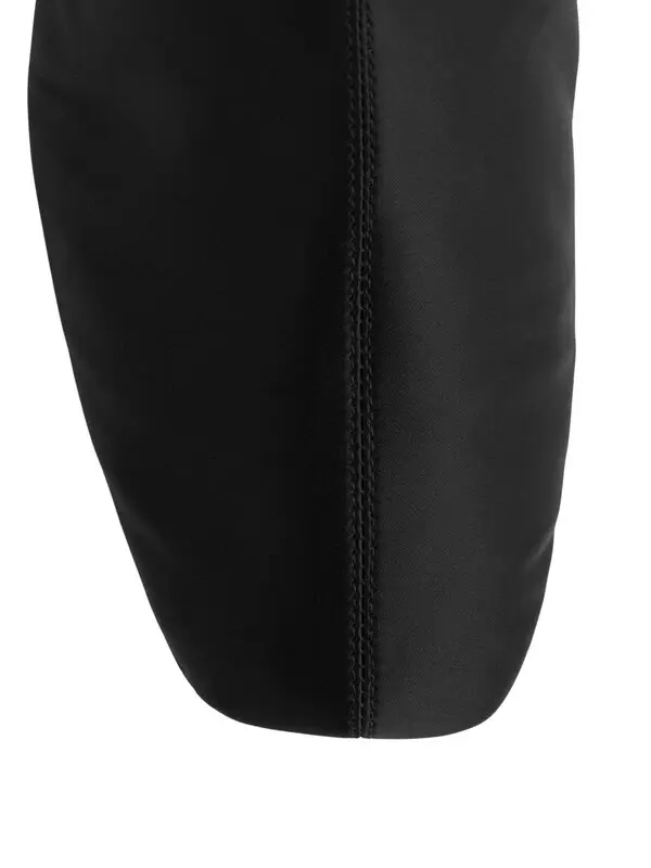 TOTEME Satin Square-toe Knee-high Boots