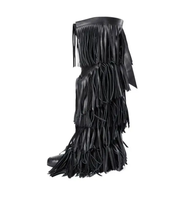 ANN DEMEULEMEESTER Soft Fringe Boots