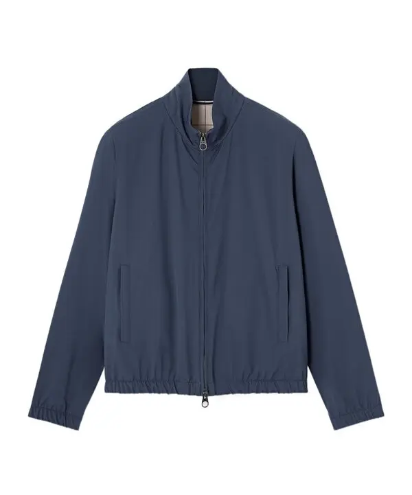 Loro Piana Long Sleeve Zip Up Jacket - Blue