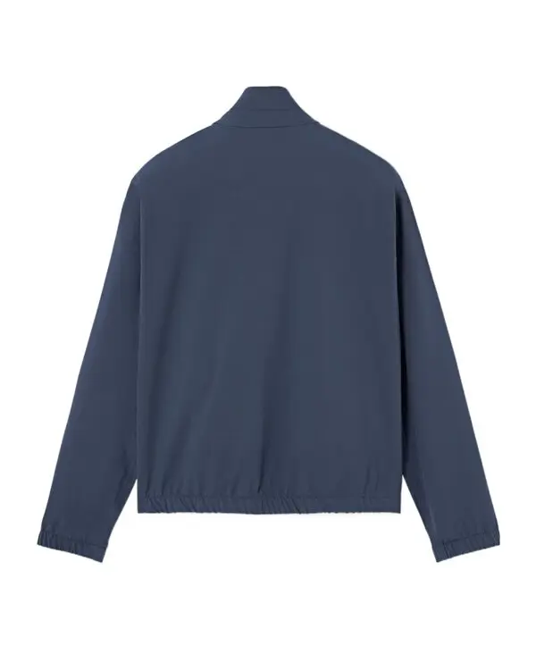 Loro Piana Long Sleeve Zip Up Jacket - Blue