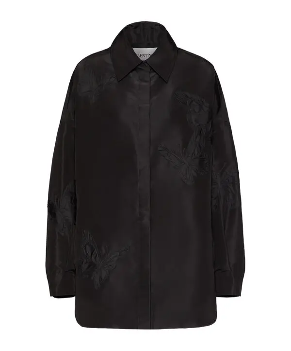 Valentino Garavani Butterfly Embroidered Shirt