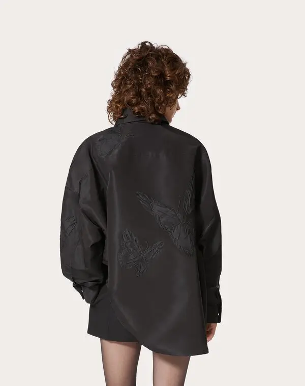 Valentino Garavani Butterfly Embroidered Shirt