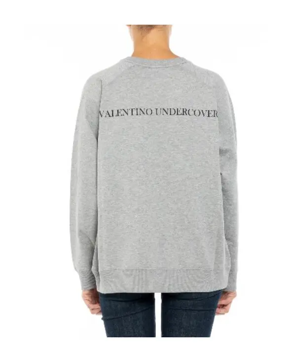 Valentino Garavani Printed Round Neck Long Sleeve Sweater