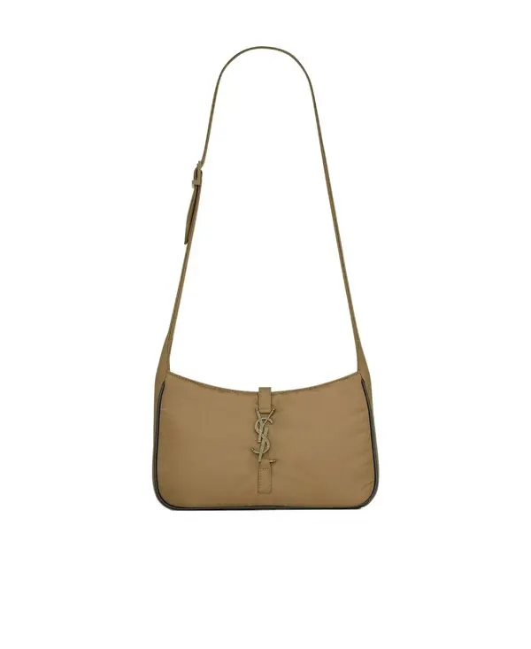 Saint Laurent Le 5 À 7 Logo Plaque Crossbody Bag - Brown