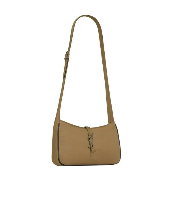 Saint Laurent Le 5 À 7 Logo Plaque Crossbody Bag - Brown