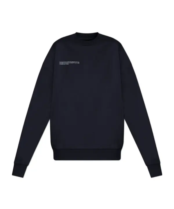 PANGAIA Cotton Sweatshirt - Navy Blue