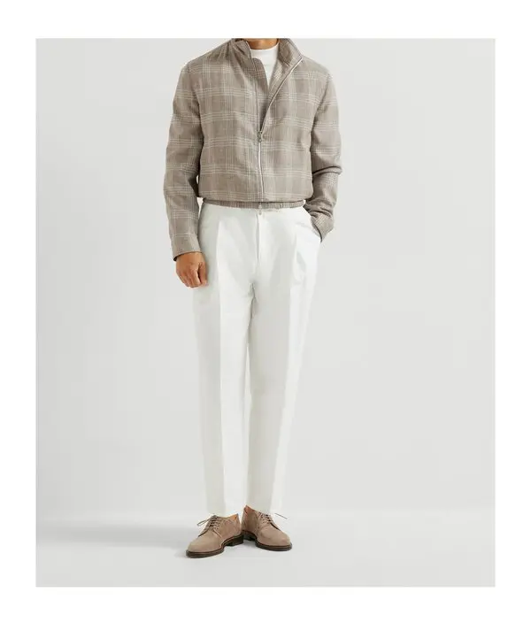 Brunello Cucinelli Tartan Zip Jacket
