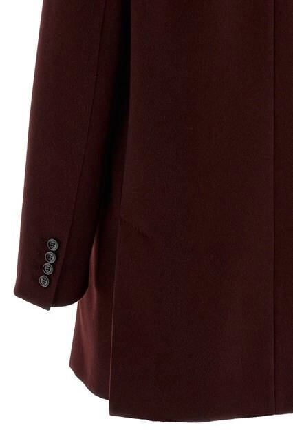 Max Mara Single-breasted Tailored Blazer - Cherry