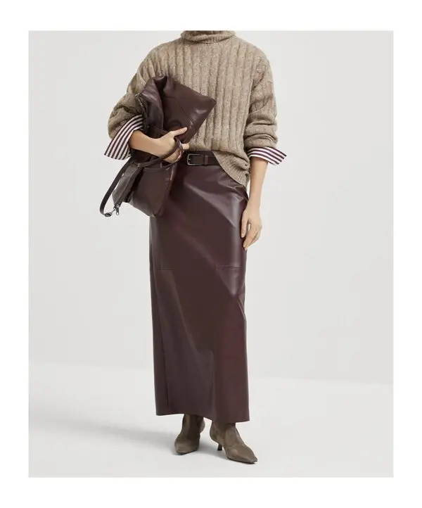Brunello Cucinelli Cable-knit Jumper With Detachable Hood