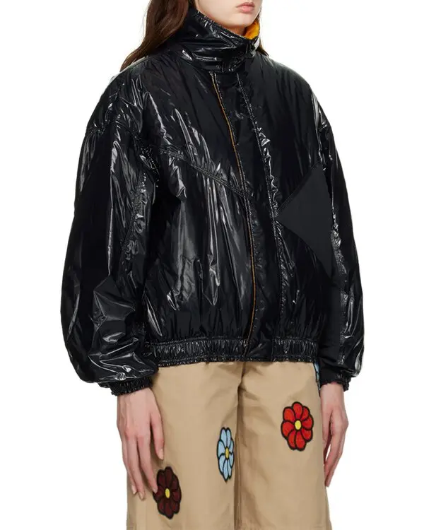 Moncler Alicia Keys Logo Patch Padded Short Down Jacket
