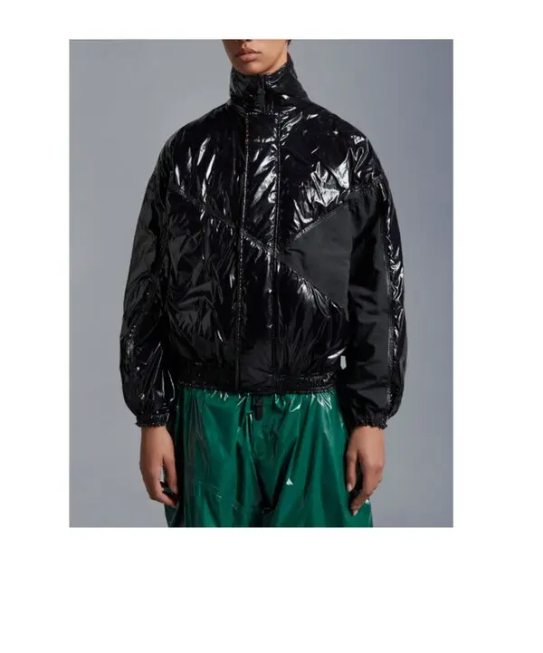 Moncler Alicia Keys Logo Patch Padded Short Down Jacket