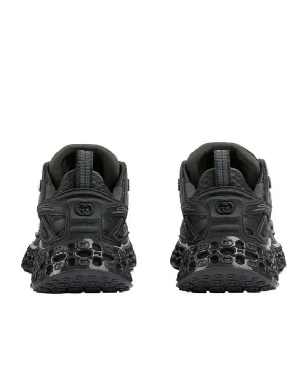 Gucci 3d Effect Interlocking G Trainers - Black