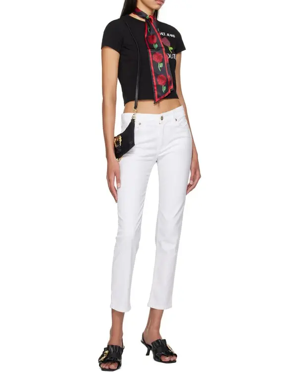 Versace Logo Buckle Shoulder Bag