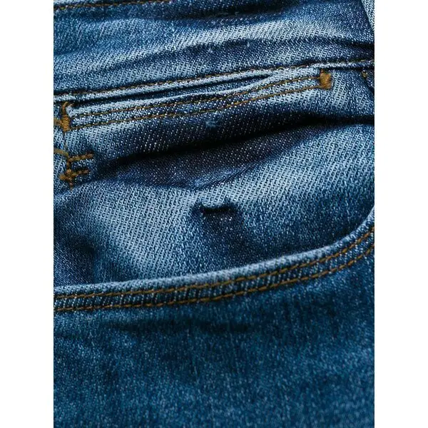 FRAME High Waist Straight Leg Cropped Jeans
