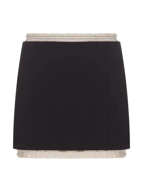 Victoria Beckham Ruched Detail Mini Skirt
