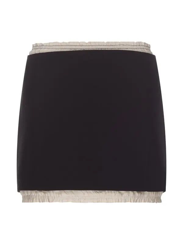 Victoria Beckham Ruched Detail Mini Skirt