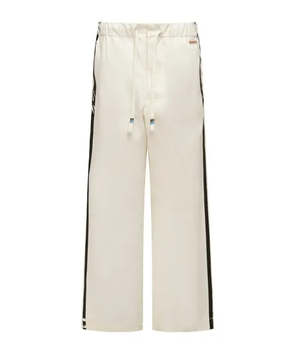 Marni Striped Gabardine Track Pants - Lilywhite