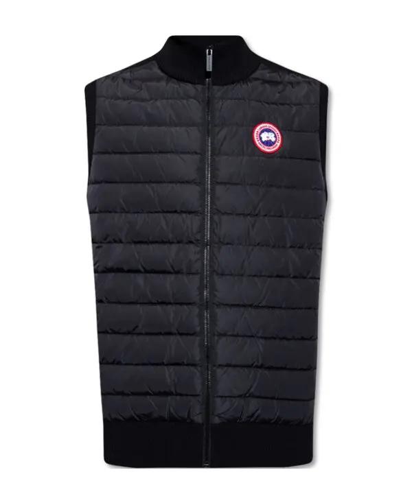Canada Goose Hybridge High-neck Zipped Padded Gilet - Black