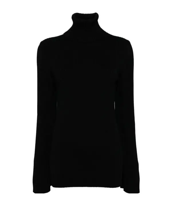 Junya Watanabe Long-sleeved Ribbed Turtleneck Top