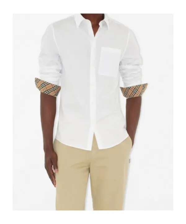 Burberry Checked Long-sleeved Buttoned Shirt