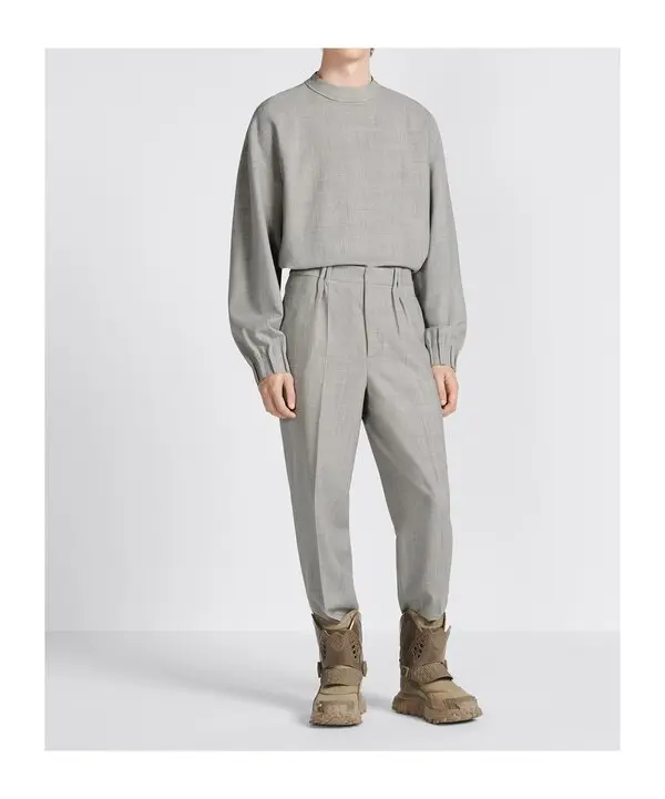 Dior Straight Leg Pleated Trousers