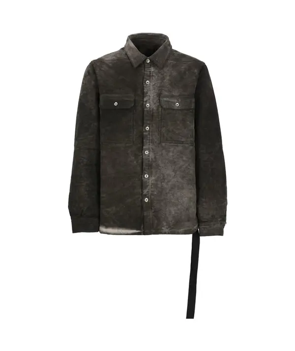 Rick Owens Padded Shirt Jacket - Brown