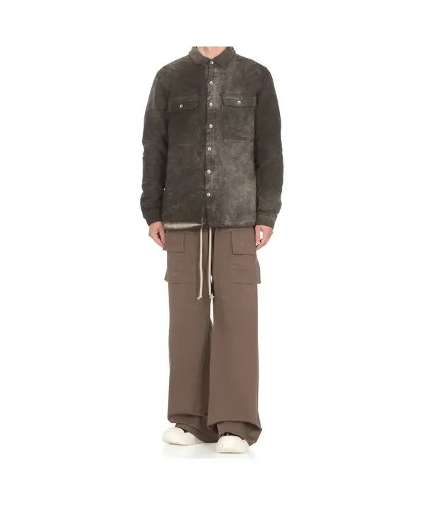 Rick Owens Padded Shirt Jacket - Brown
