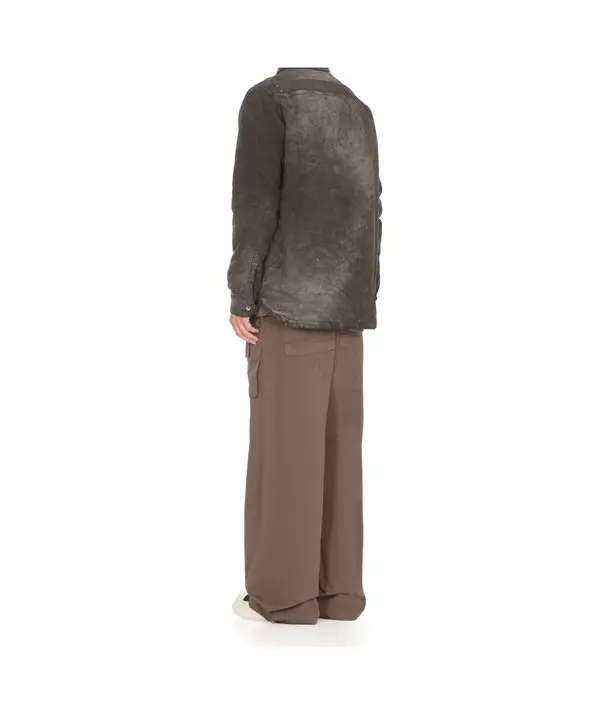 Rick Owens Padded Shirt Jacket - Brown