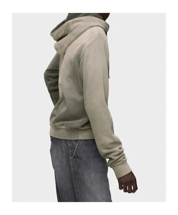 MAISON MARGIELA Washed Drawstring Hoodie - Khaki
