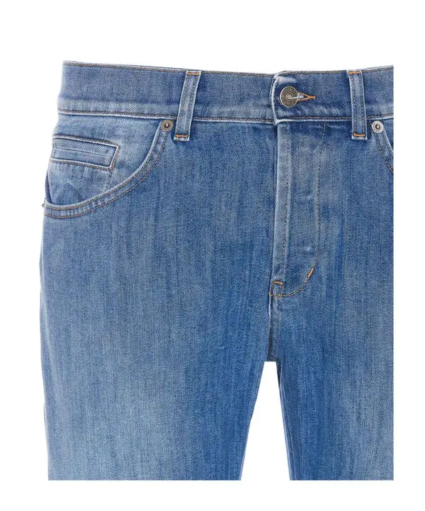 DONDUP Classic Fit Denim Jeans - Blue