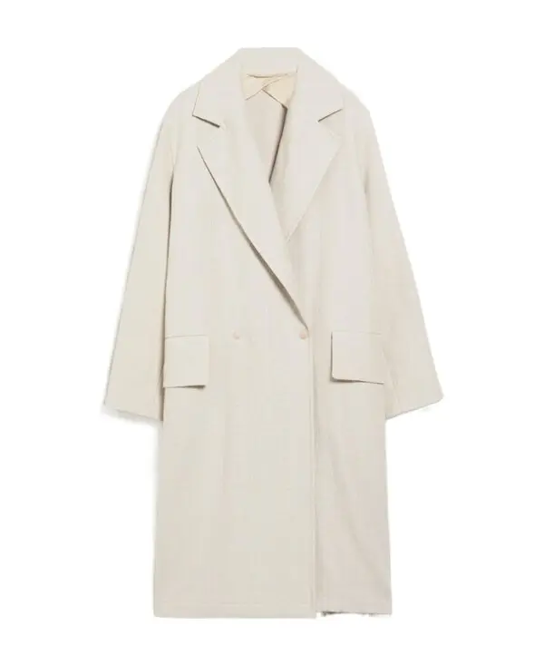 Max Mara Double-breasted Linen Coat - No