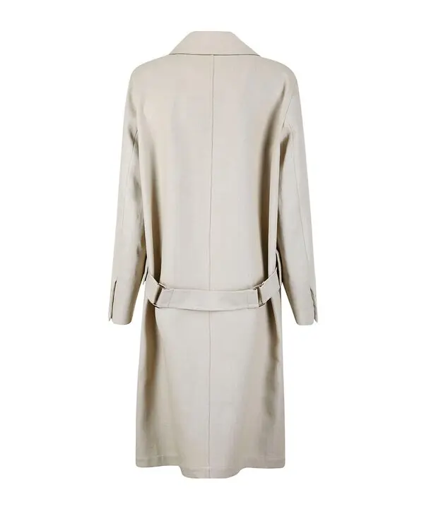 Max Mara Double-breasted Linen Coat