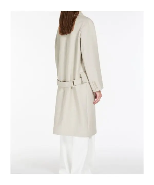 Max Mara Double-breasted Linen Coat